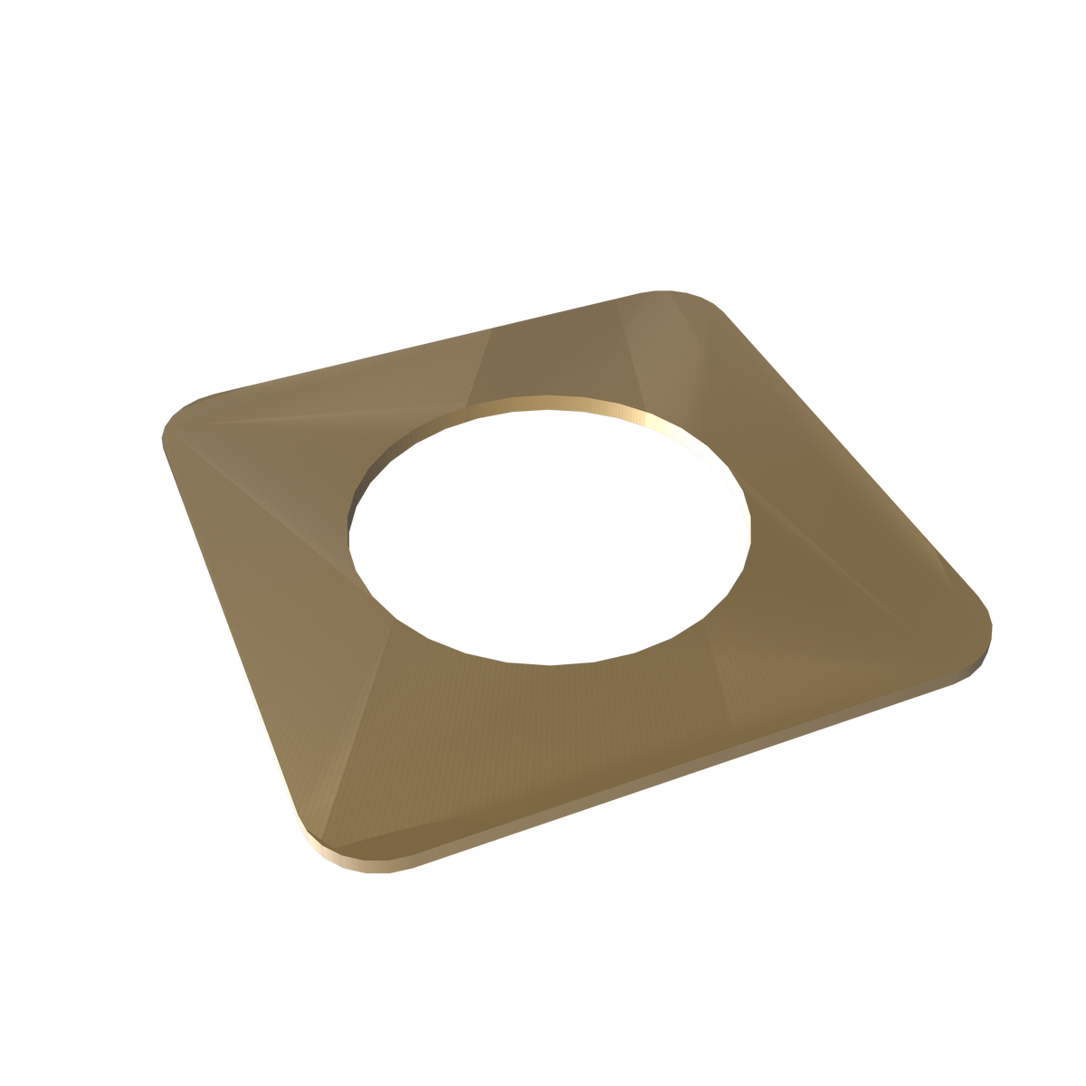 Amba 1mm Square Spacer (Qty 2) for Quadro or Vega - Satin Brass ...